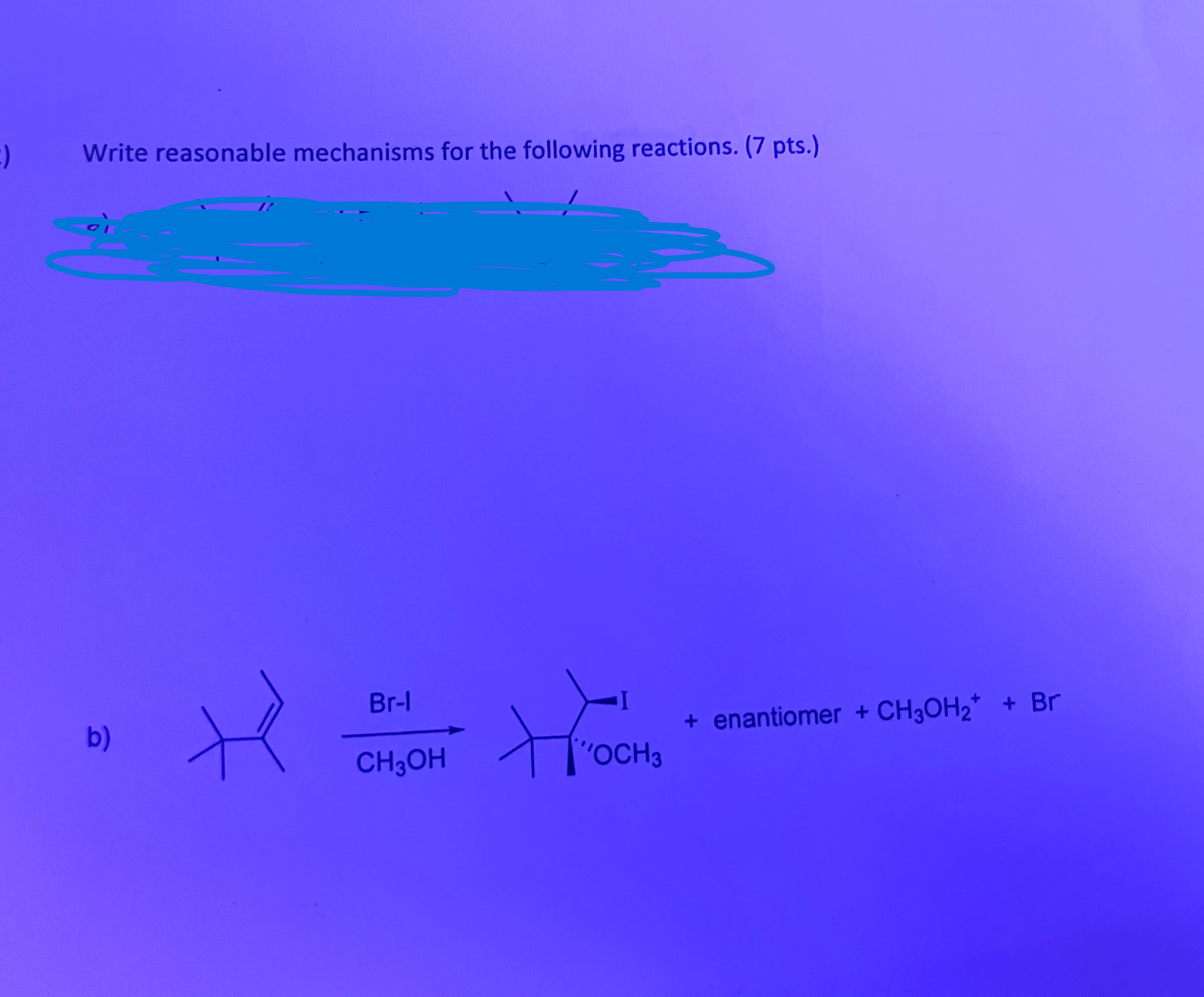 Write reasonable mechanisms for the following | Chegg.com