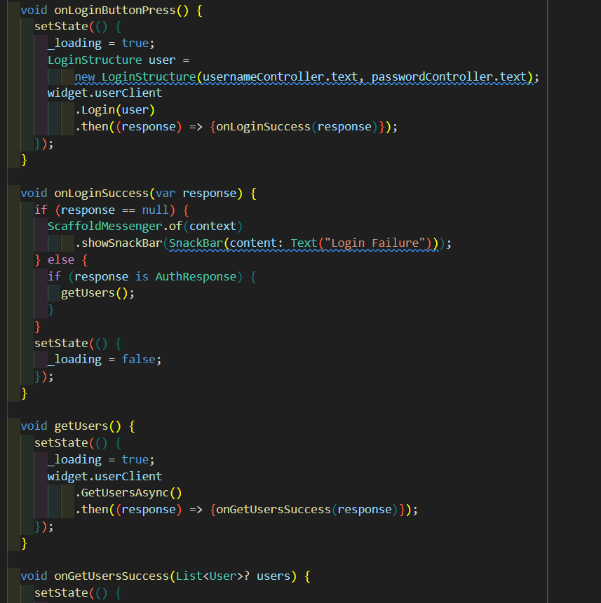 Solved flutter dart Please show how to change the user name | Chegg.com
