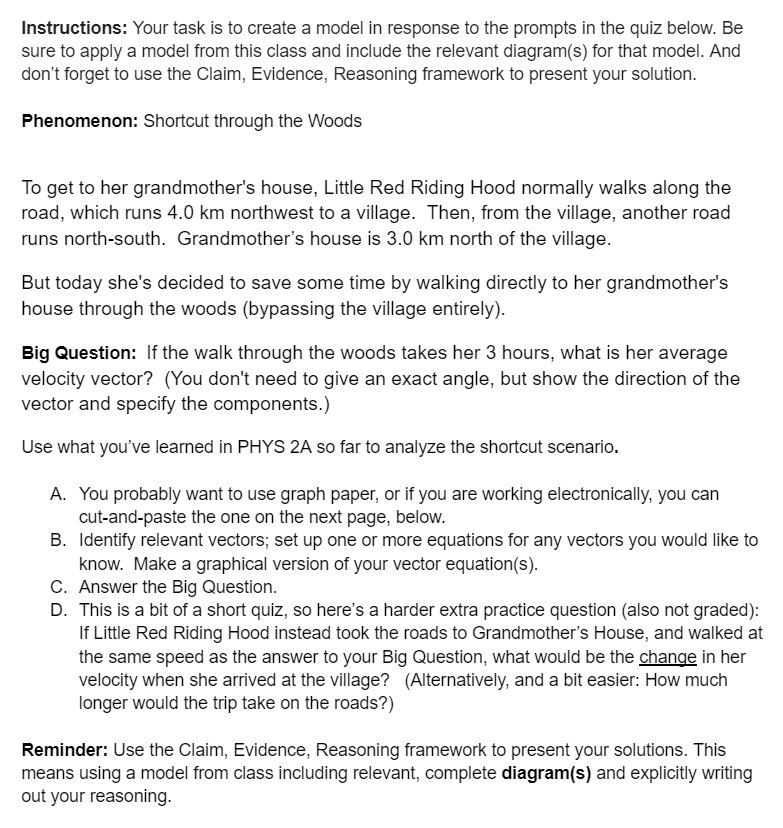 Solved Instructions: Your task is to create a model in | Chegg.com