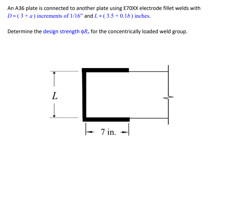 Solved An A36 plate is connected to another plate using | Chegg.com