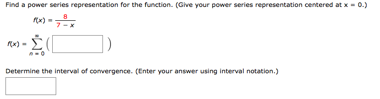 Solved Find a power series representation for the function. | Chegg.com