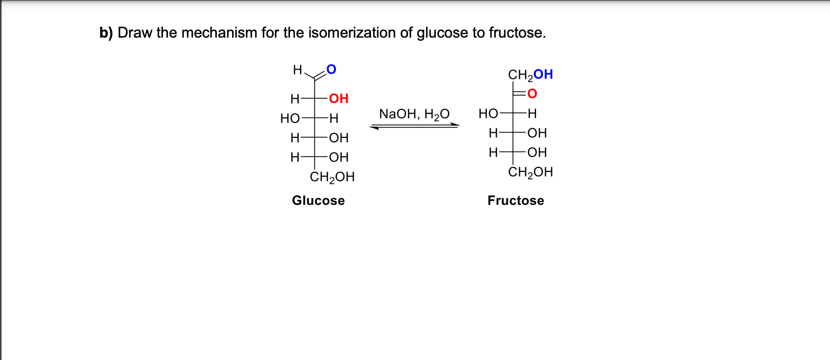 Solved a) Draw the mechanism for the epimerization of | Chegg.com