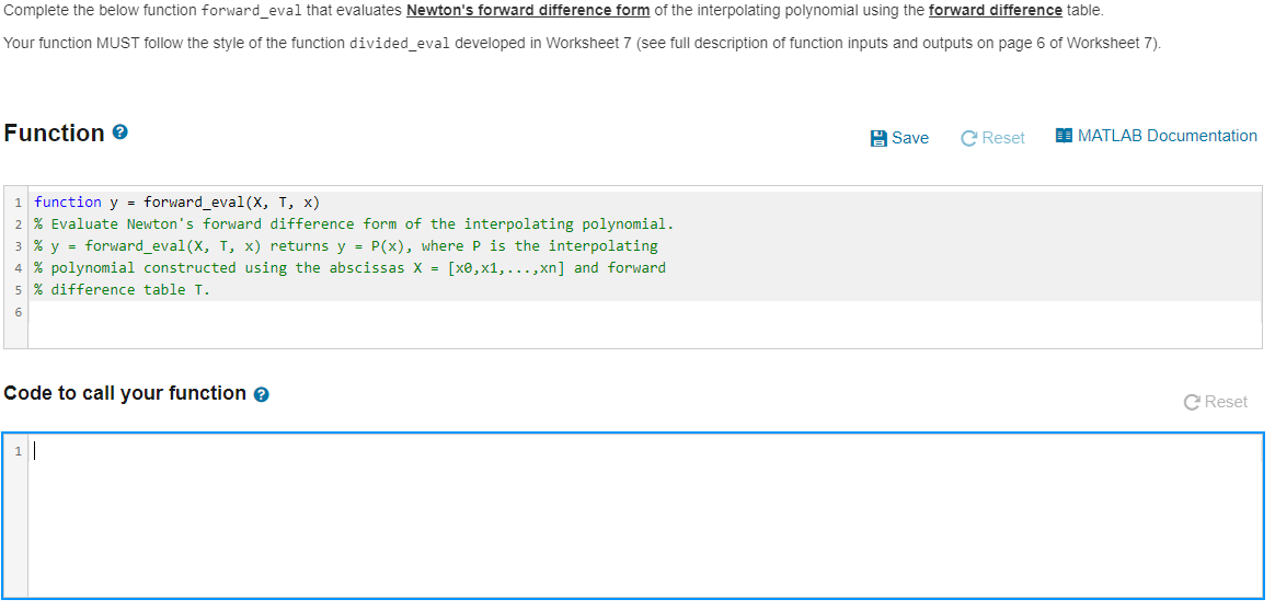 Solved Complete the below function forward_eval that | Chegg.com