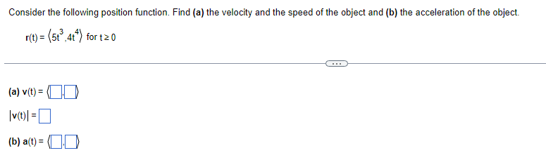 Solved Consider the following position function. Find (a) | Chegg.com