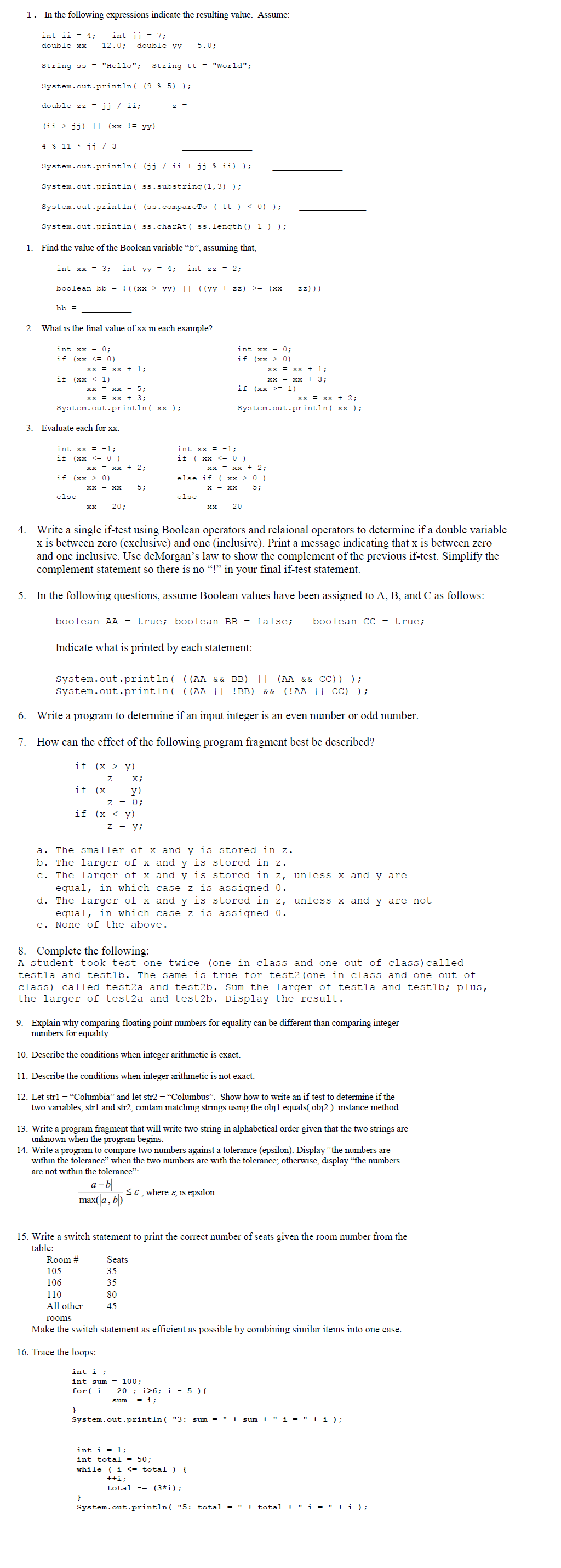 Solved 1 In The Following Expressions Indicate The