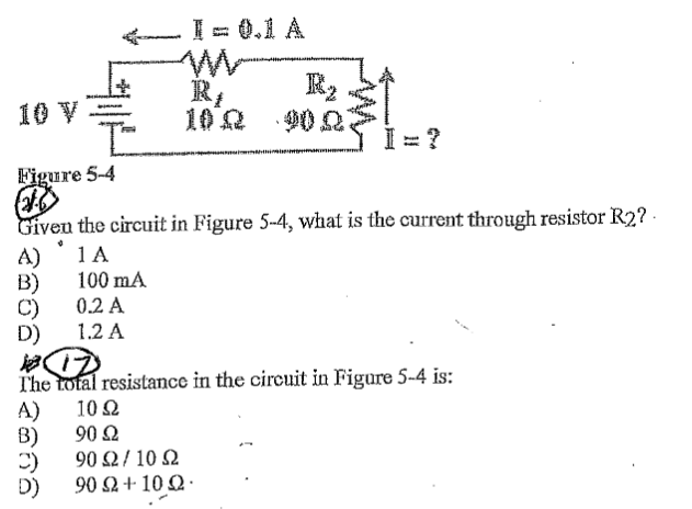 Solved Figure 5-4 (2.) Given the circuit in Figure 5-4, what | Chegg.com