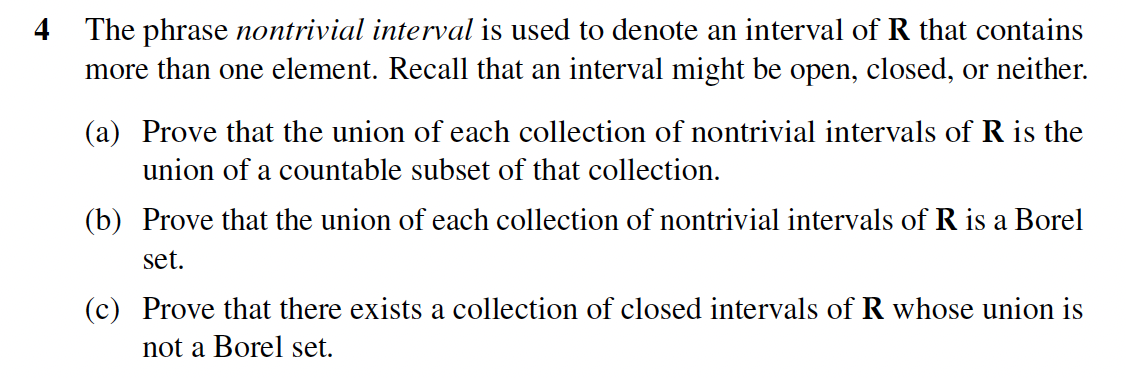 Solved from section 2D of Measure, Integration & Real | Chegg.com