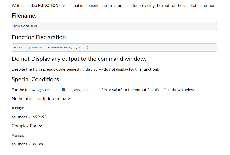 Solved Write a matlab FUNCTION (m-file) that implements the | Chegg.com Solved Write a matlab FUNCTION (m-file) that implements the | Chegg.com