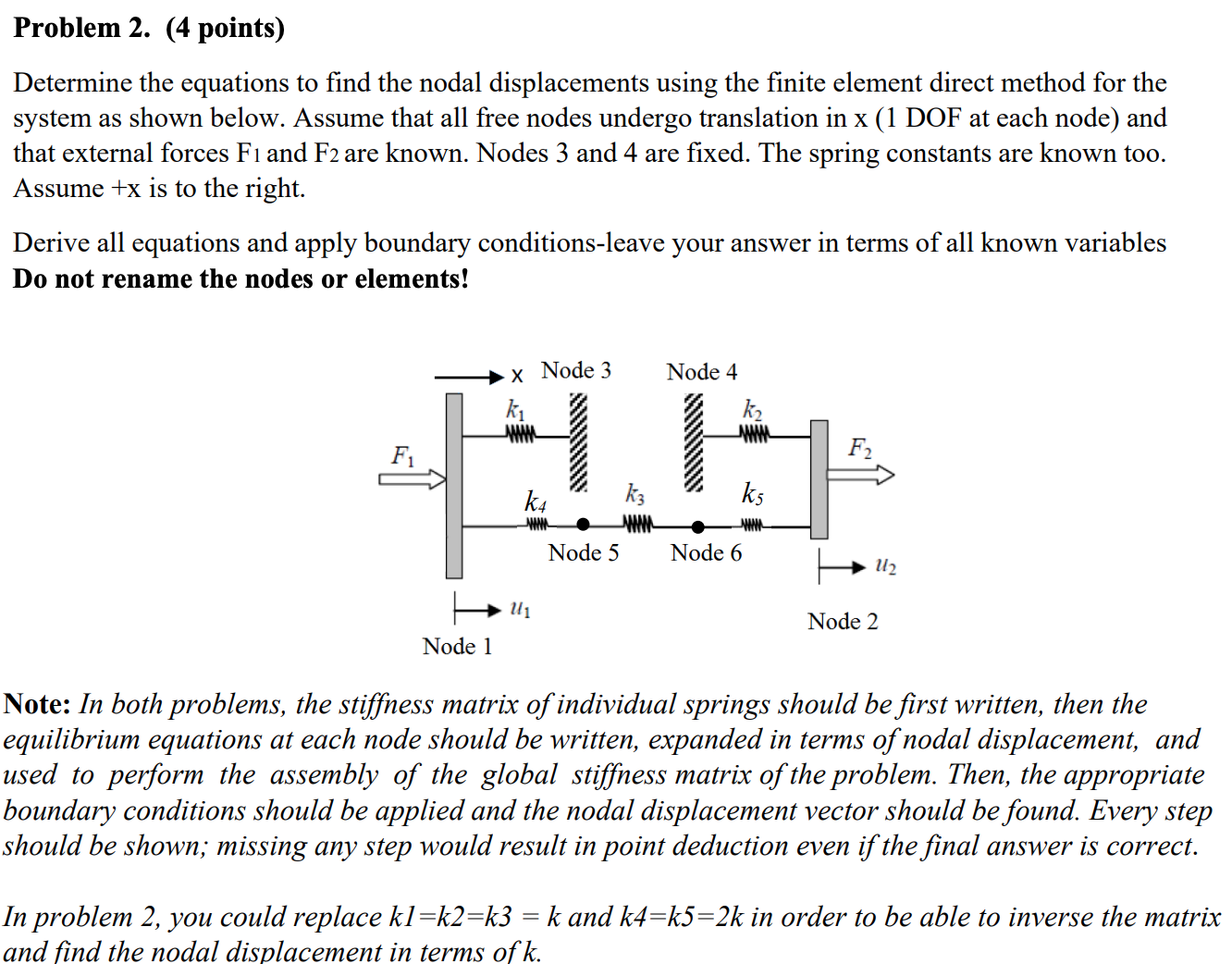 Solved Problem 2. (4 points) Determine the equations to find | Chegg.com