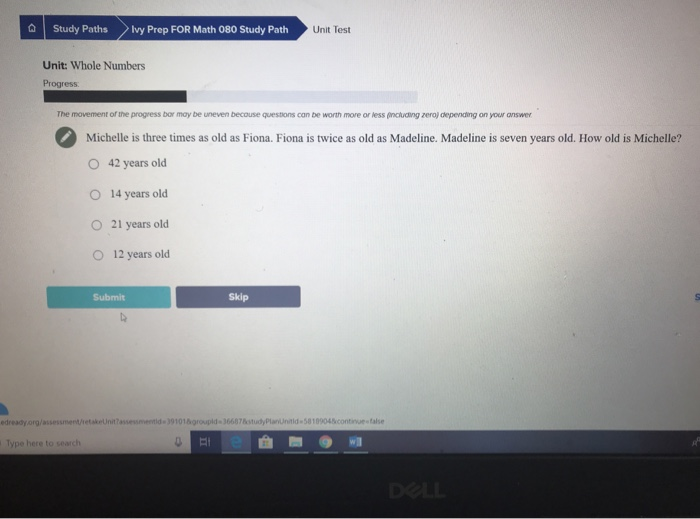 Solved Study Paths Ivy Prep FOR Math 080 Study Path Unit | Chegg.com