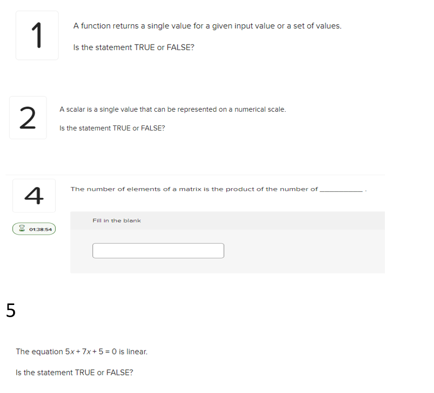 Solved A Function Returns A Single Value For A Given Input 9859
