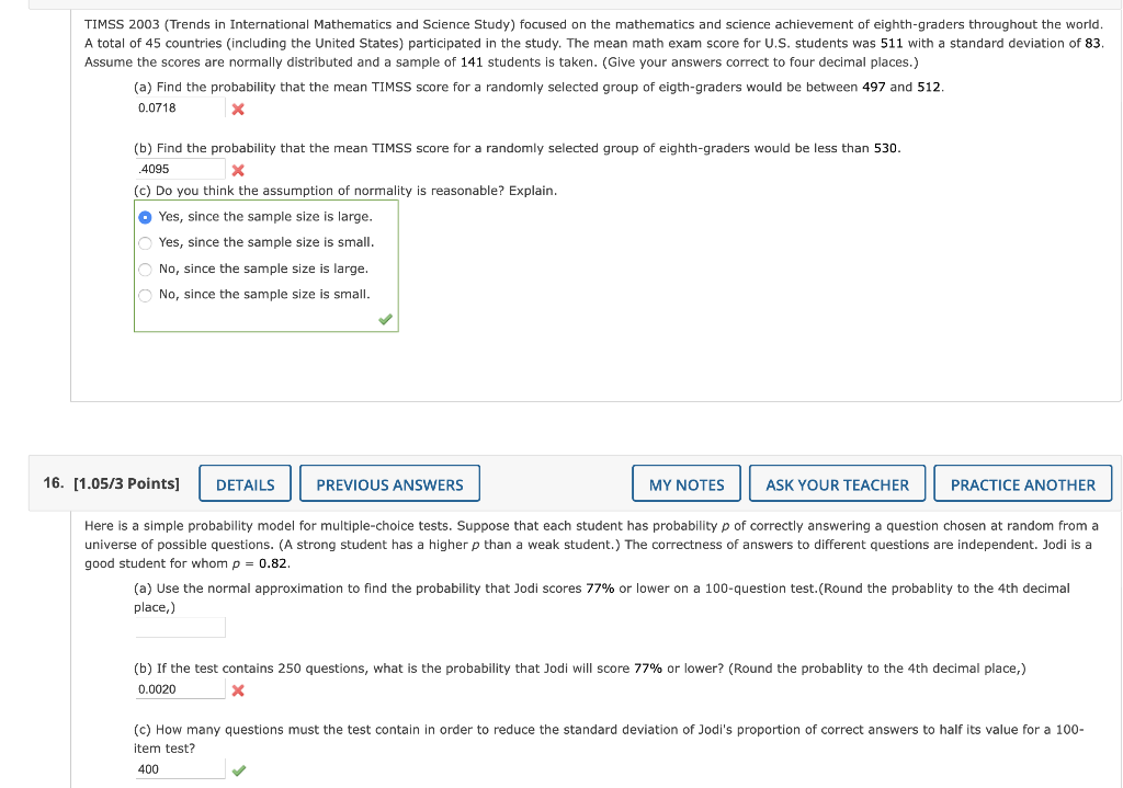 Solved TIMSS 2003 (Trends in International Mathematics and | Chegg.com