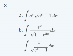 Solved Three integrals are given that, although they look | Chegg.com