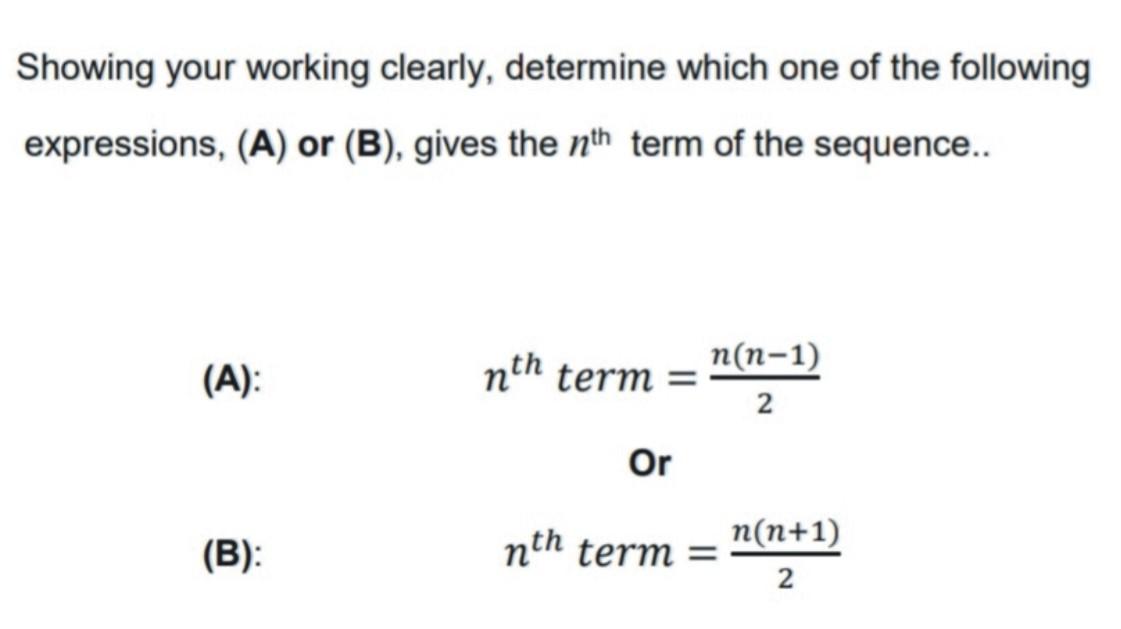 Showing your working clearly, determine which one of | Chegg.com