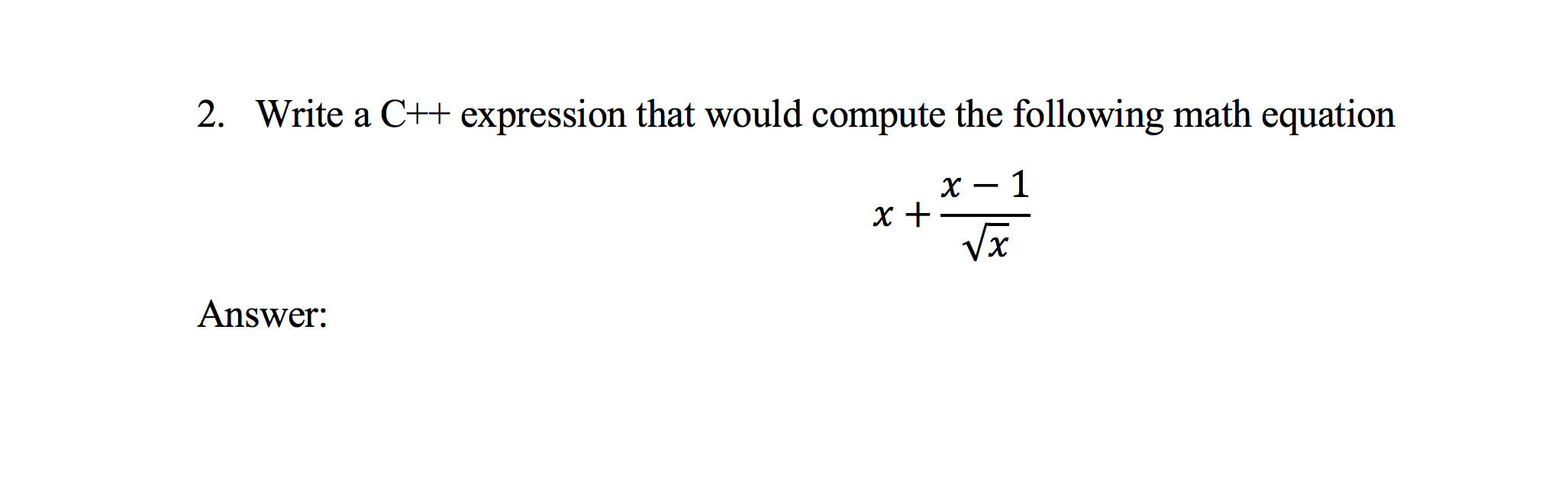 Solved 1. Trace the integer variables in the following code: | Chegg.com