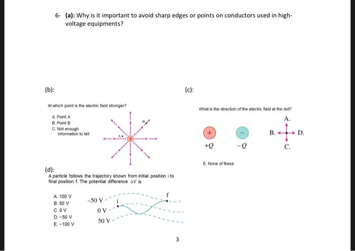 Solved (a): Why is it important to avoid sharp edges or | Chegg.com