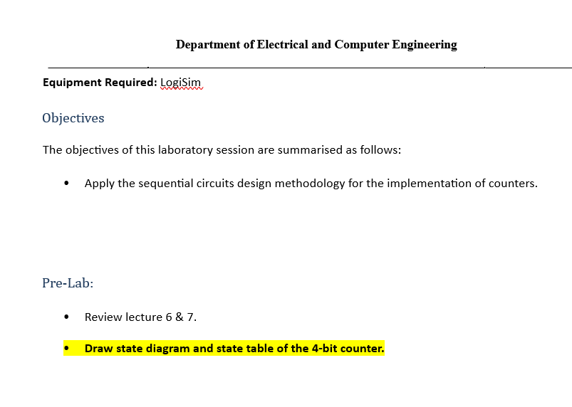 Solved Department of Electrical and Computer Engineering | Chegg.com