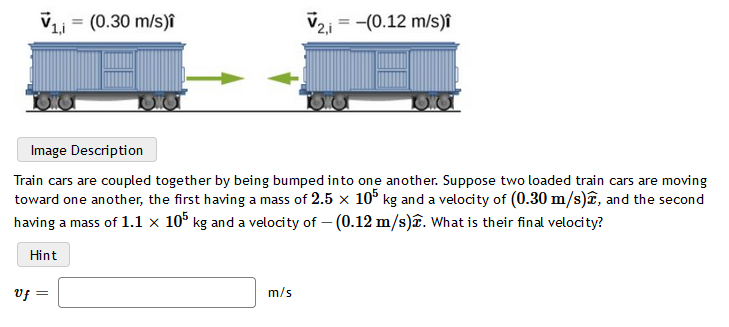 Solved Train cars are coupled together by being bumped into | Chegg.com