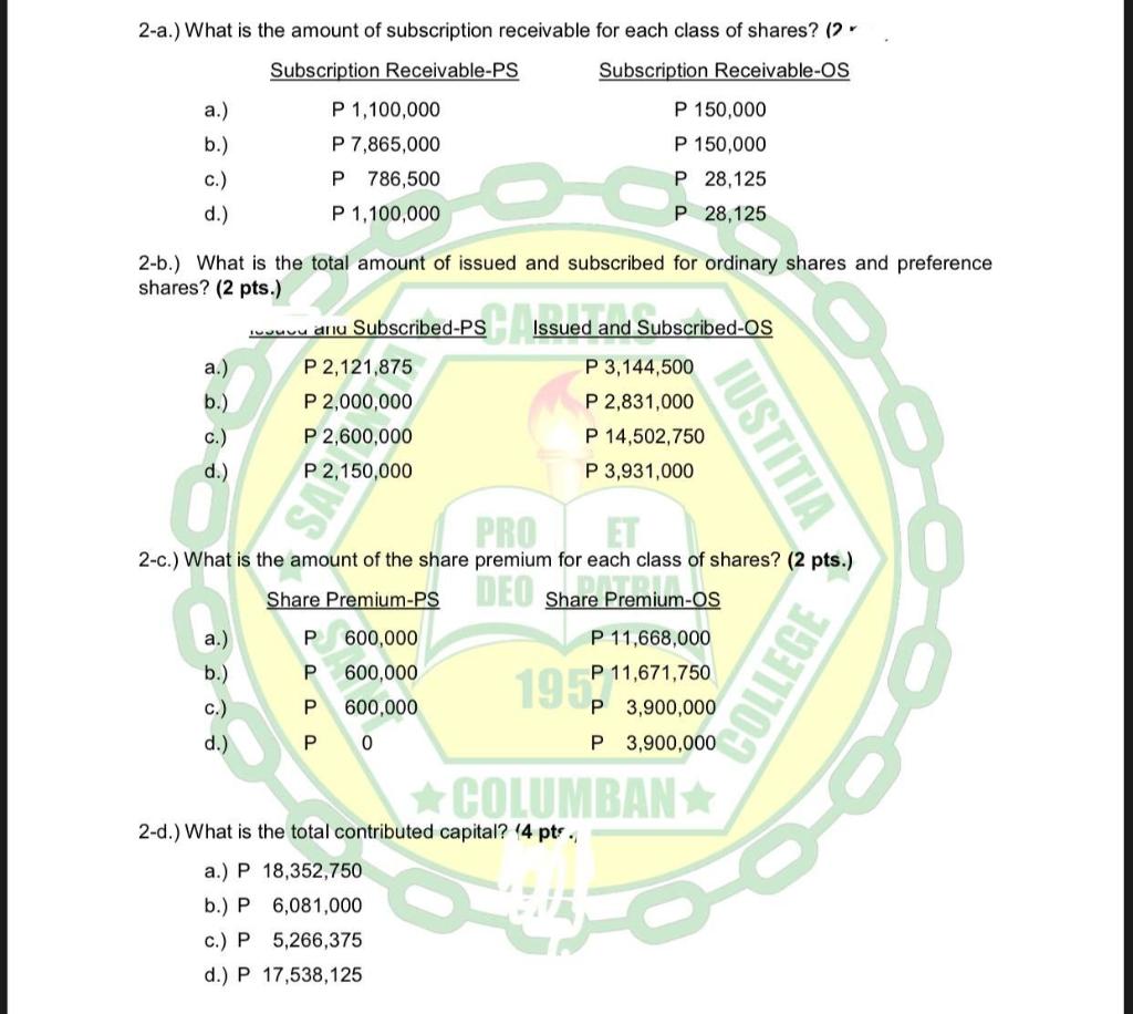 Required: A.) Prepare journal entries using the | Chegg.com