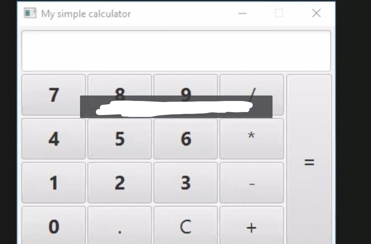 Solved My simple calculator Х 7 4 5 6 II 1 2 3 0 С + | Chegg.com