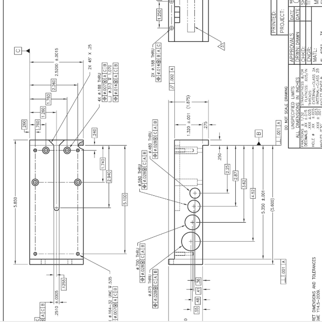 Solved Refer to the print of the MOUNTING PLATE | Chegg.com