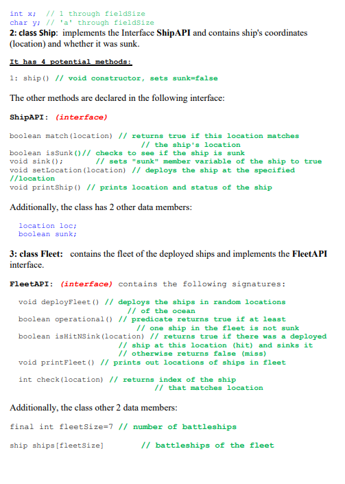 Solved You are to program a simplified version of the | Chegg.com