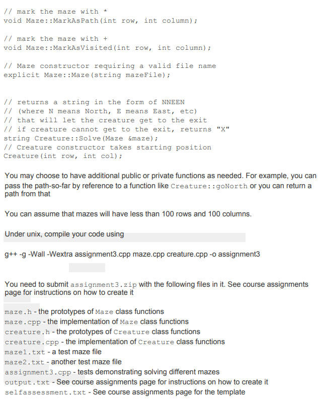 Goals: Understanding recursion, solving mazes, | Chegg.com