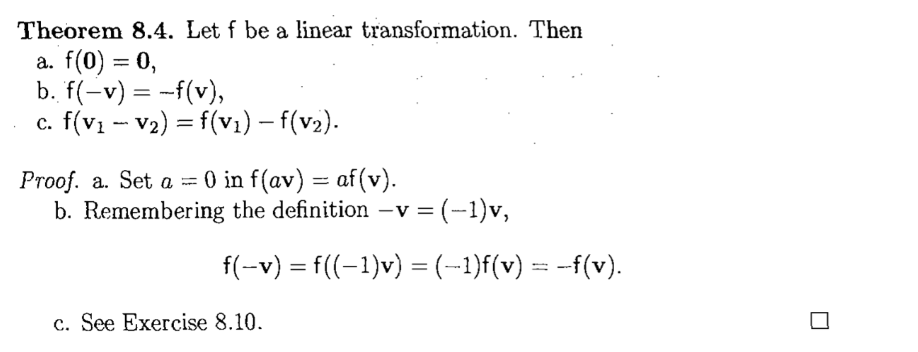 Solved Exercise 8.10. Prove Part (c) of Theorem 8.4.Theorem | Chegg.com