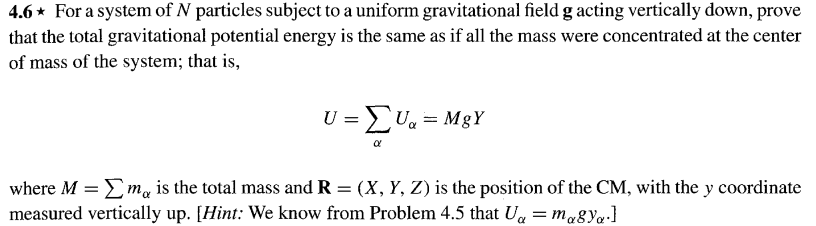 Solved 4.6 ⋆ For a system of N particles subject to a | Chegg.com