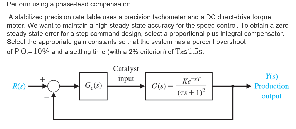 Solved *** Use MATLAB tools such as rltool or sisotool to | Chegg.com