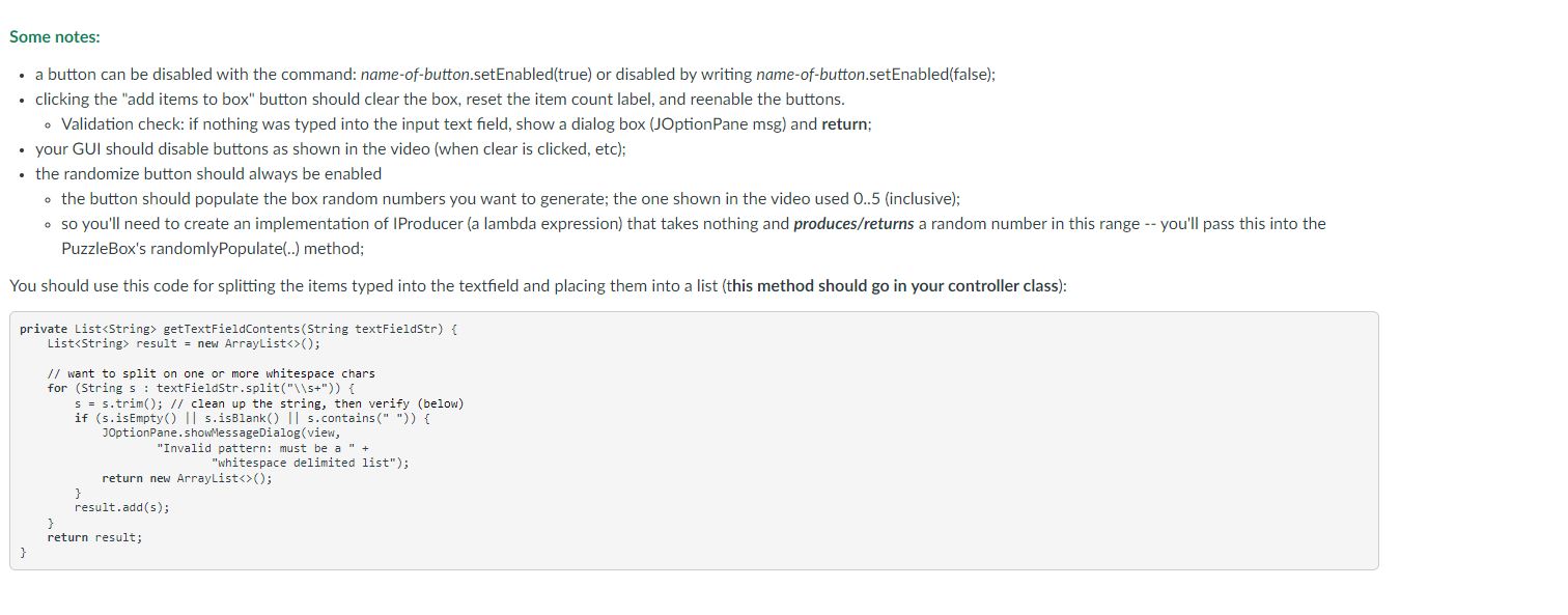 Solved Part 1: Project SetupYour project should adhere to | Chegg.com