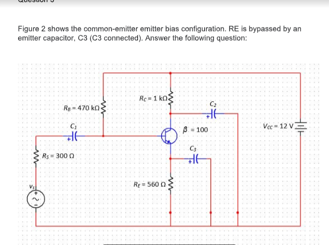 Solved i) Illustrate the ac equivalent network for network | Chegg.com