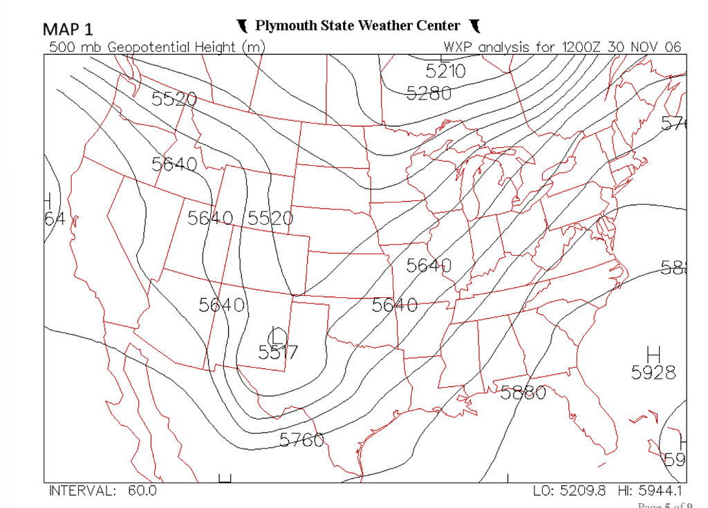 Solved Preparing the Forecast Instructions: Consult the maps | Chegg.com