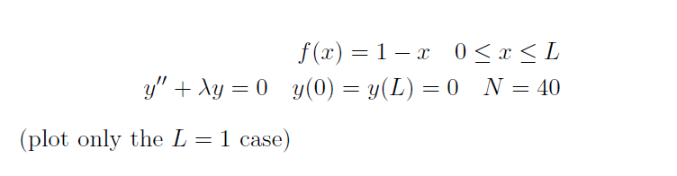 Solved For each of the following, find the Eigenfunction | Chegg.com