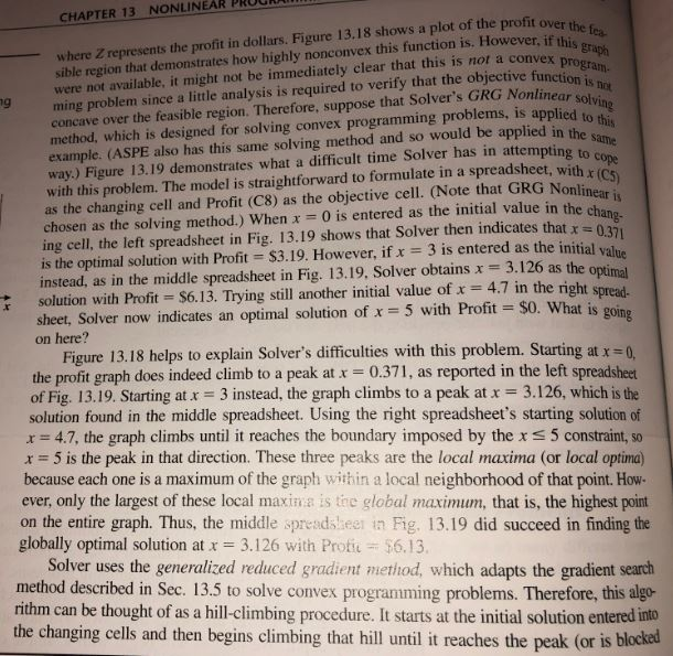 14.3-8. Consider the example of a nonconvex | Chegg.com