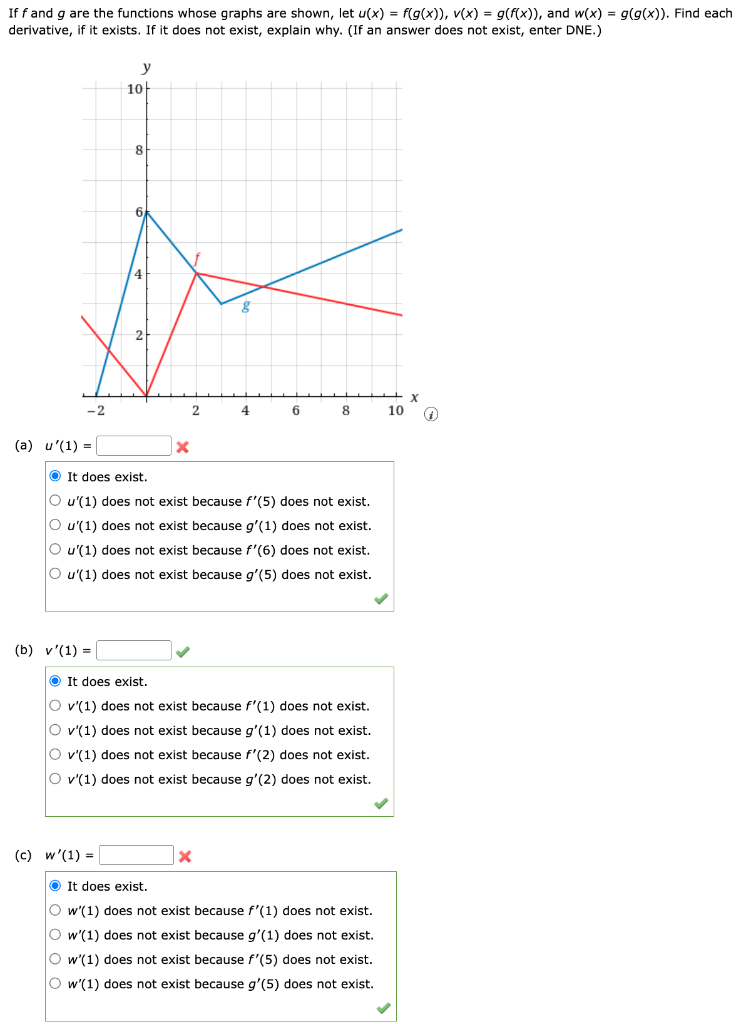 Solved If f and g are the functions whose graphs are shown, | Chegg.com