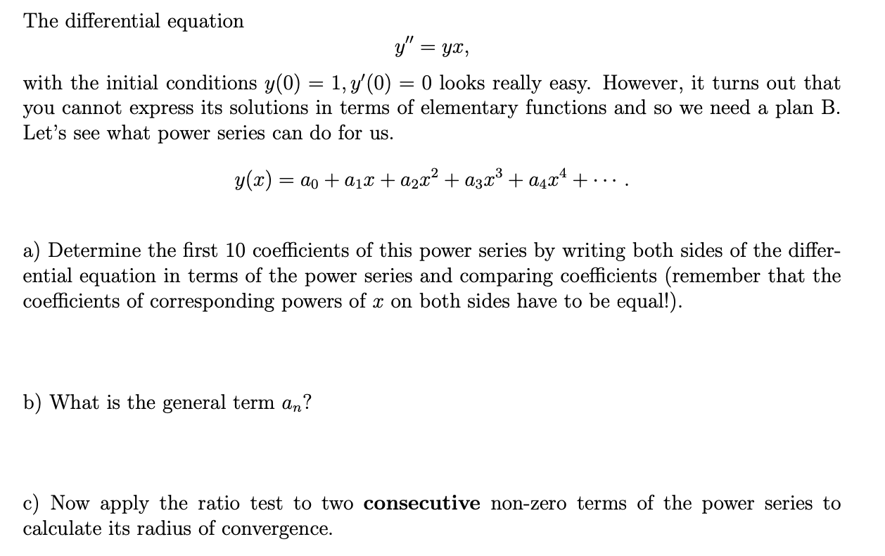 Solved The differential equation y Solved The differential equation y