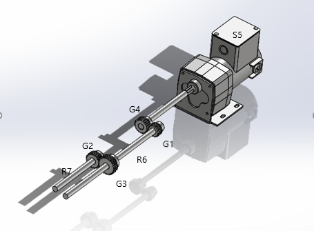LAB 5 SOLIDWORKS ASSEMBLY OF FOUR GEARS * Rod 8 is | Chegg.com