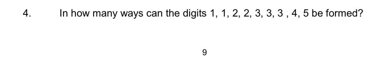 Solved In how many ways can the digits | Chegg.com