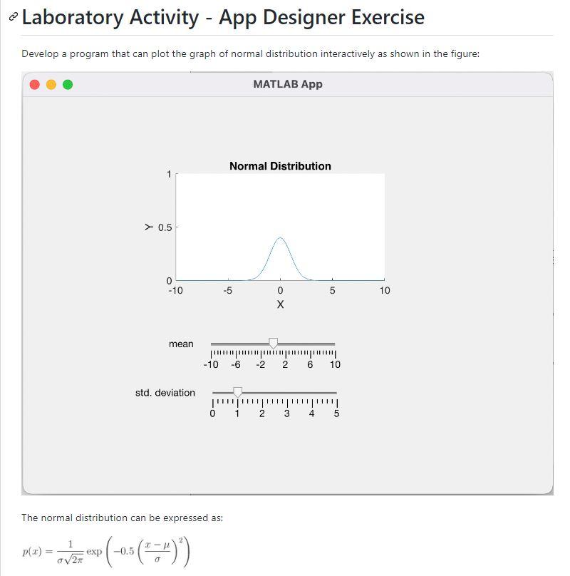 Solved Laboratory Activity - App Designer Exercise Develop a | Chegg.com