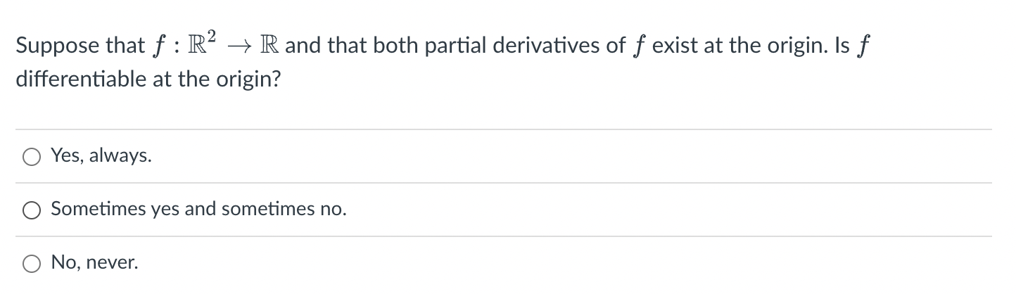 Solved Suppose that f: R2 + R and that both partial | Chegg.com