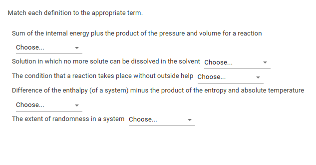 Solved Match each definition to the appropriate term.Sum of | Chegg.com