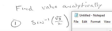 Solved Find value analytically SINTI (UZ Untitled - Notepad | Chegg.com