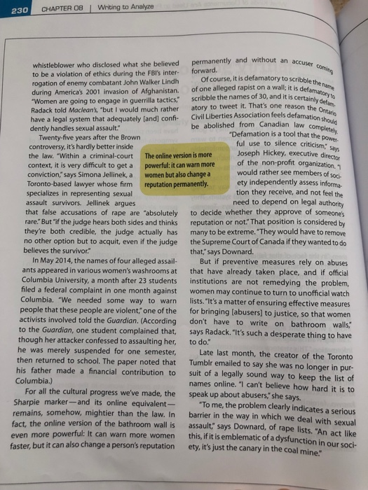 Solved Could you summarize this article for me, please? What | Chegg.com