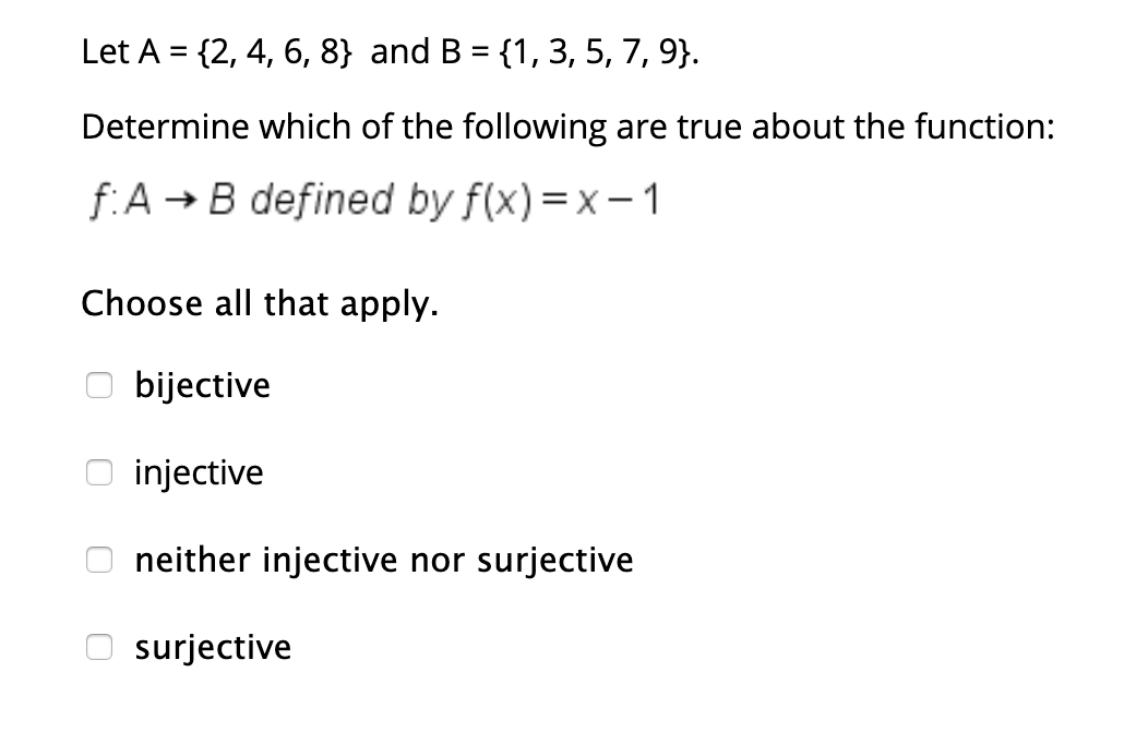 Solved Topic: Relations & Graphs Please choose the correct | Chegg.com