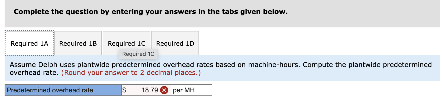 Solved Delph Company uses a job-order costing system with a | Chegg.com