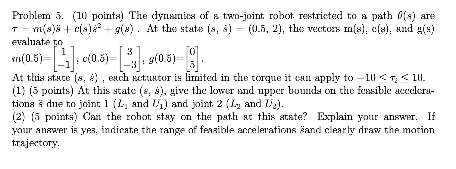 Solved Two joint robot | Chegg.com