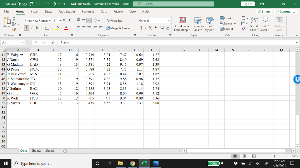Solved In baseball, an earned run is any run that the | Chegg.com