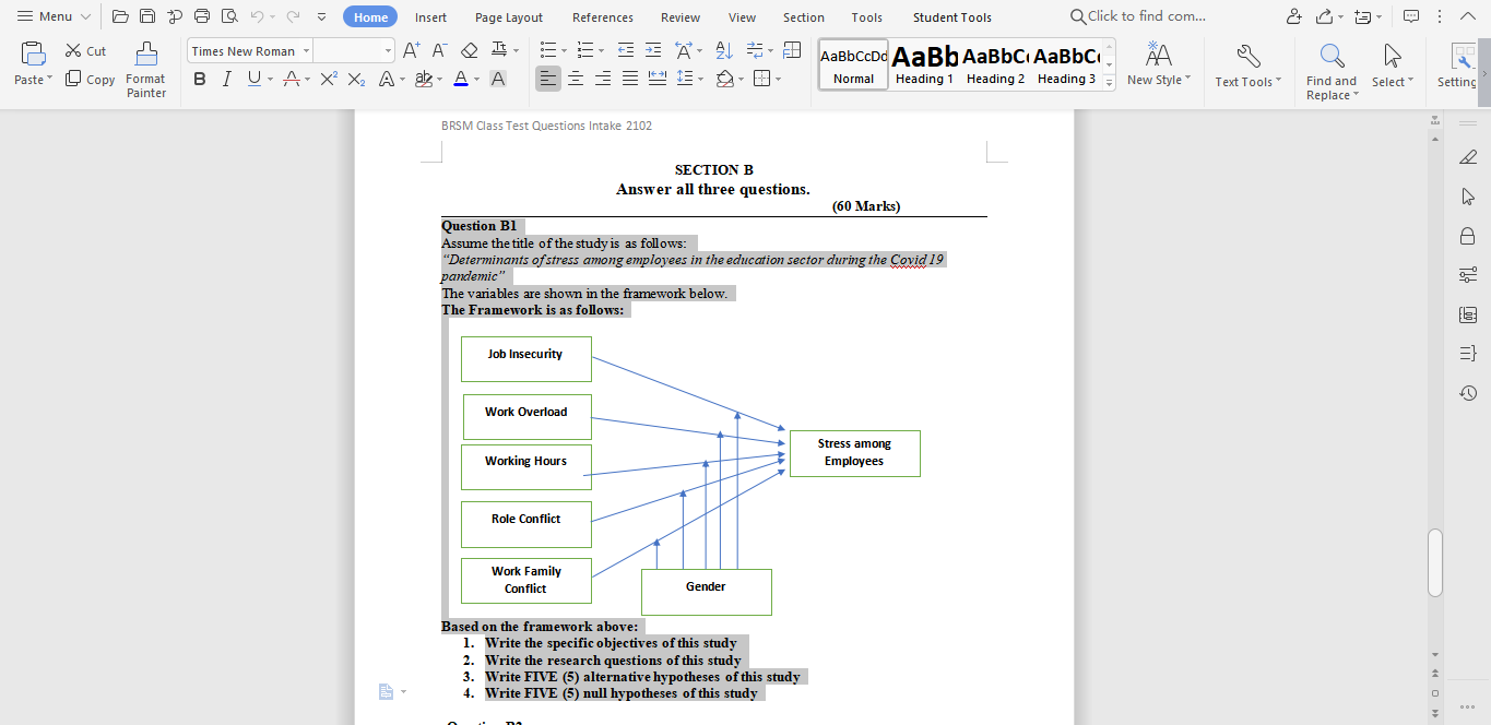 Solved = Menu Home Insert Page Layout References Review View | Chegg.com