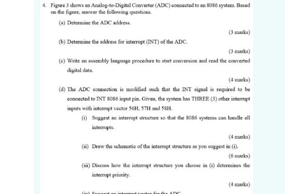 4. Figure 3 shows an Analog-to-Digital Converter | Chegg.com